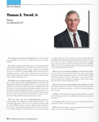 Get to Know Thomas E. Terrell, Jr.