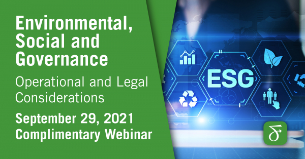 Pamela A. Grinter - Environmental, Social and Governance: Operational ...