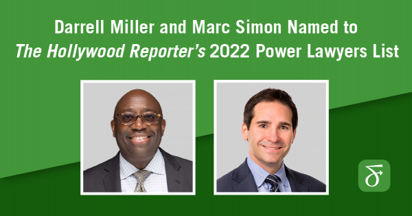 Darrell Miller and Marc Simon Named to The Hollywood Reporter’s 2022 ...