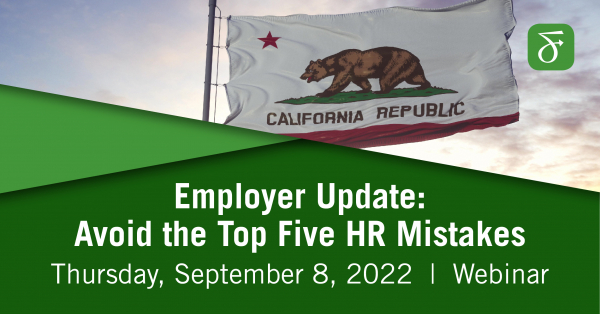 Employer Update Avoid The Top Five Hr Mistakes