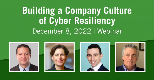 Building a Company Culture of Cyber Resiliency