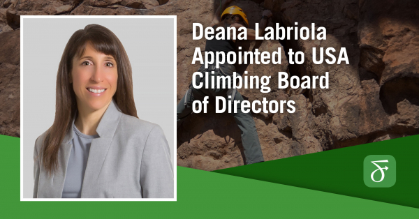 Deana Labriola Appointed to USA Climbing Board of Directors