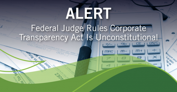 Federal Judge in Alabama Rules Corporate Transparency Act Is ...
